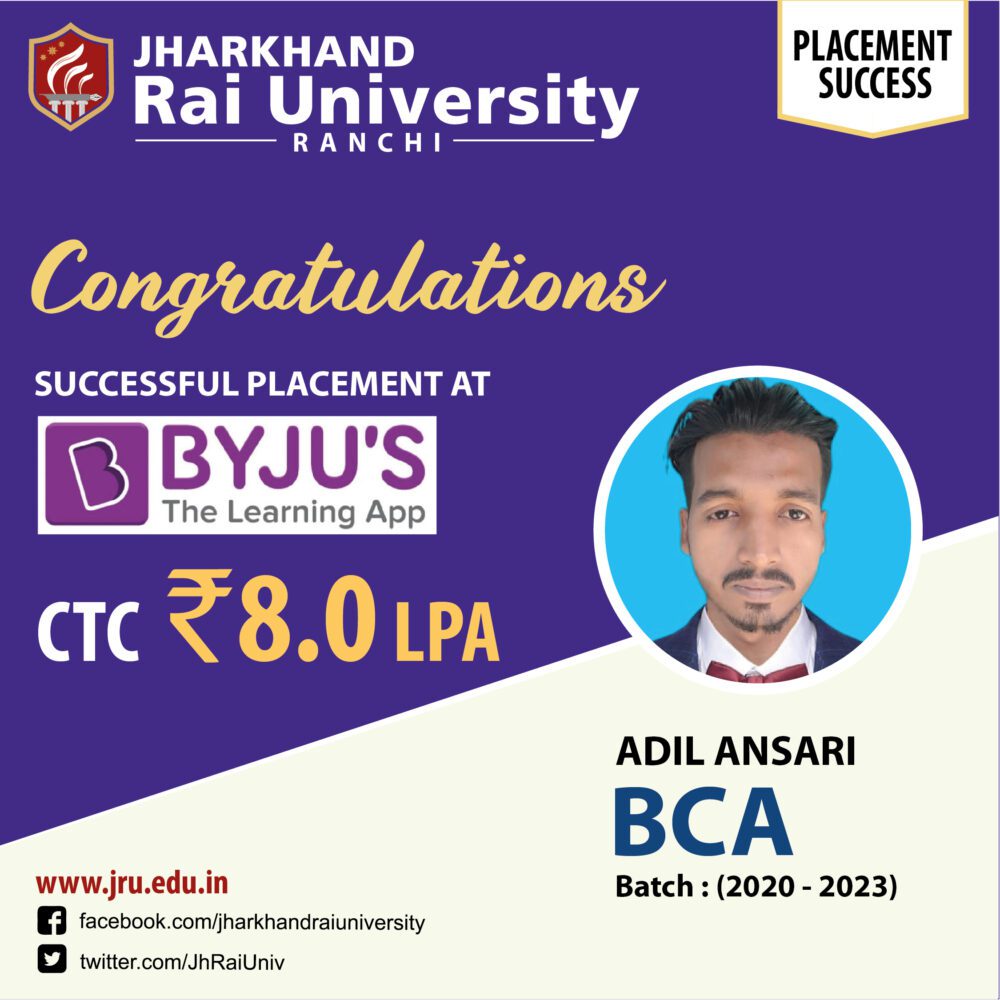 Jharkhand Rai University (JRU), Ranchi